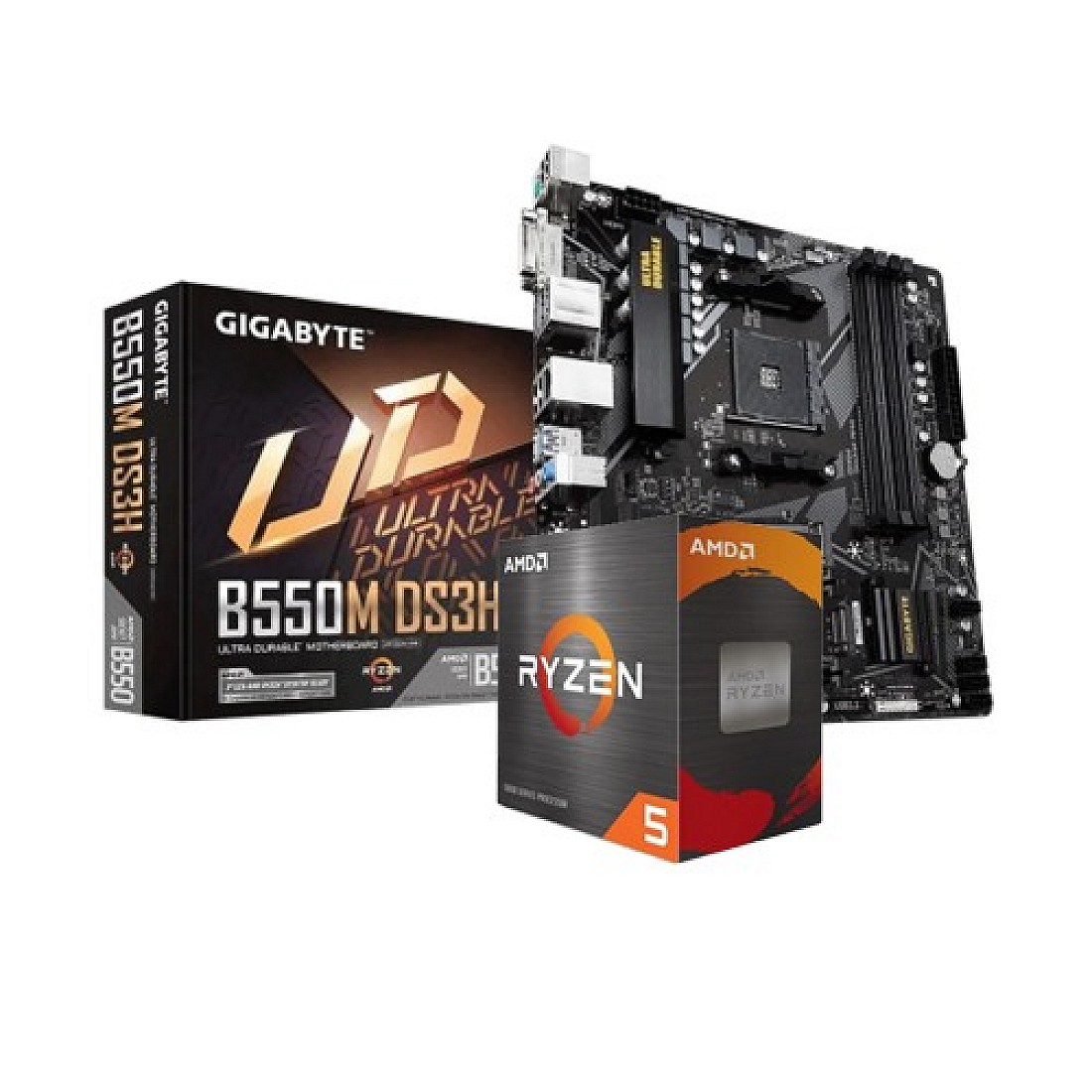 AMD Ryzen 5 5600G & Gigabyte B550M DS3H Combo at Low Price BD