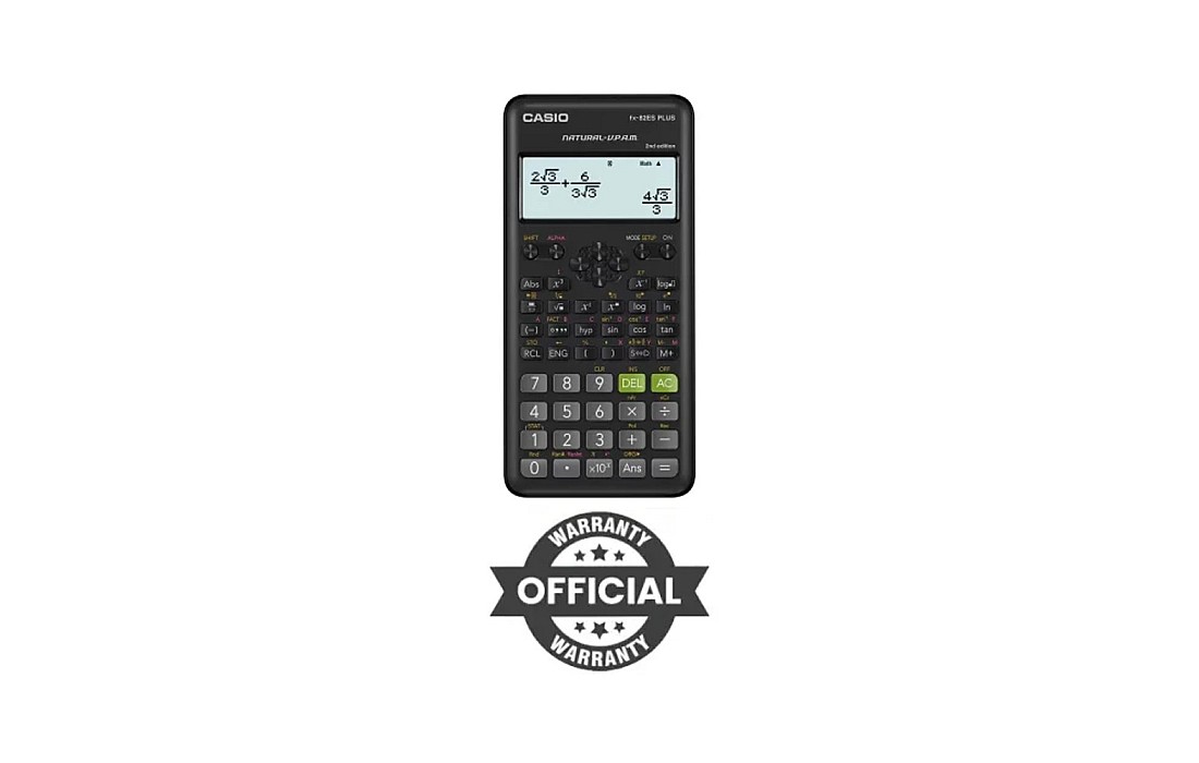 Casio FX-82ES Plus 2nd Edition Non Programmable Scientific Calculator ...