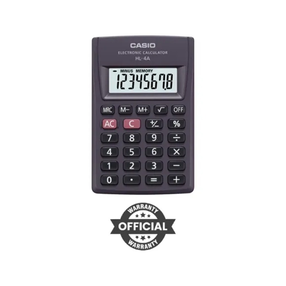 Casio HL-4A Portable Basic Calculator Price in BD