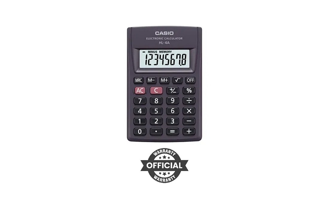 Casio HL-4A Portable Basic Calculator Price in BD