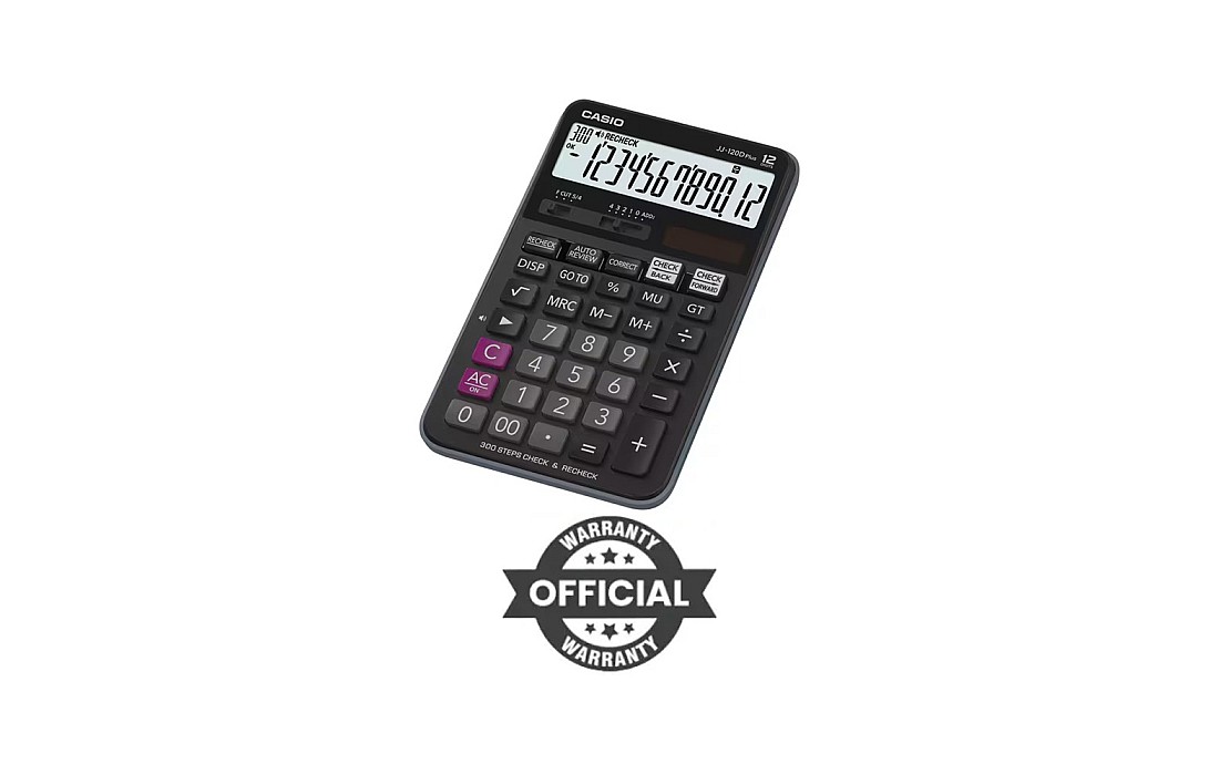 Casio JJ-120D Plus Check & Recheck Basic Calculator Price in BD