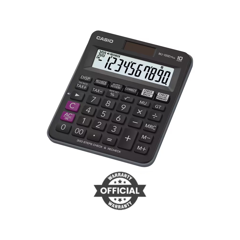 Casio MJ-100D Plus Check & Recheck Basic Calculator Price in BD