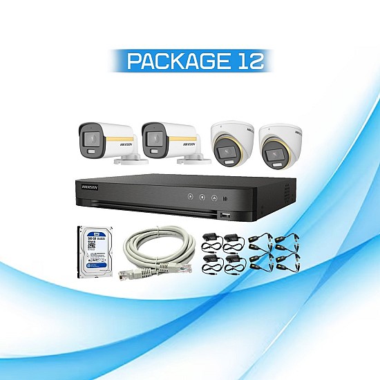 Hikvision HD 4 Camera Package Price in BD