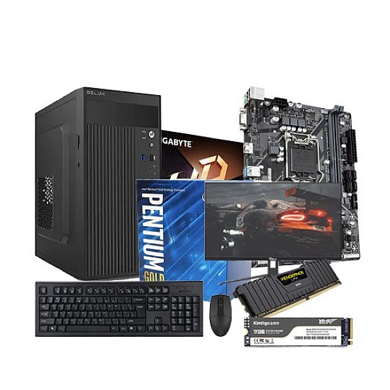 Intel 10th Gen Core i3-10100 8GB 3200MHz DDR4 RAM 256GB SSD Desktop PC ...