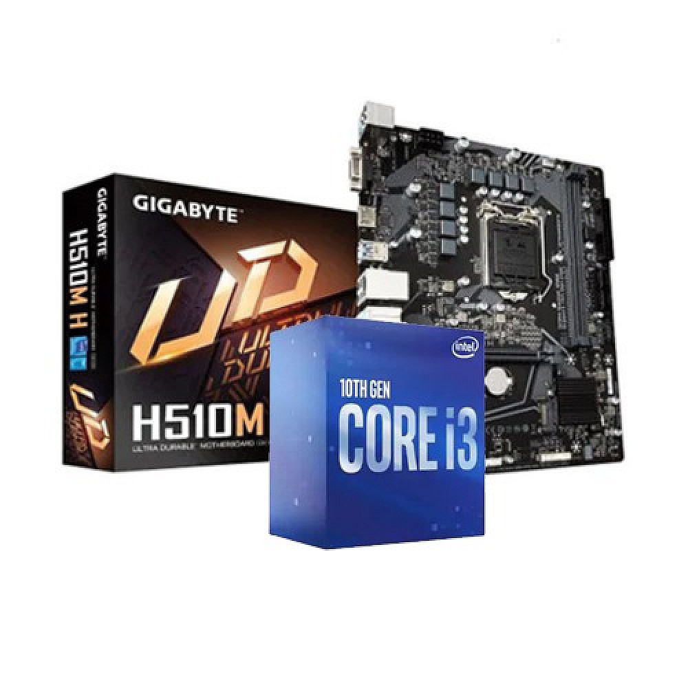 Intel 10th Gen Core i3 10100 & Gigabyte H510M H Combo Price in BD