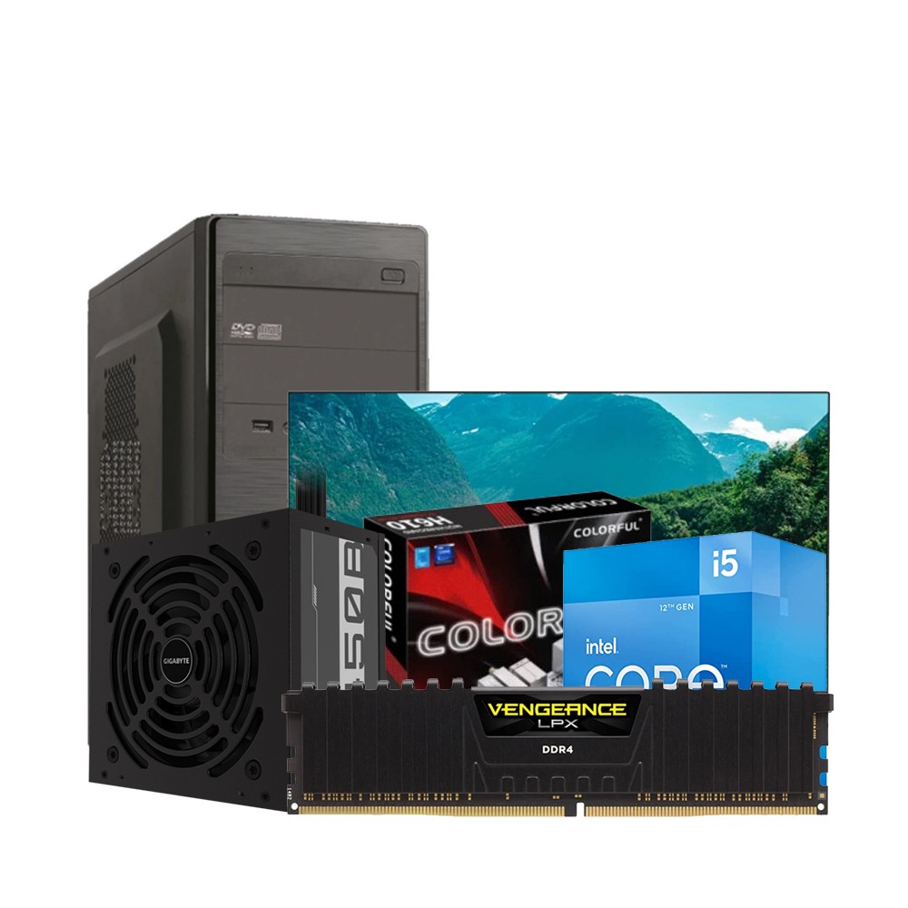 Intel Core i5-12400 Colorful BATTLE-AX H610M-E Desktop PC Price in BD