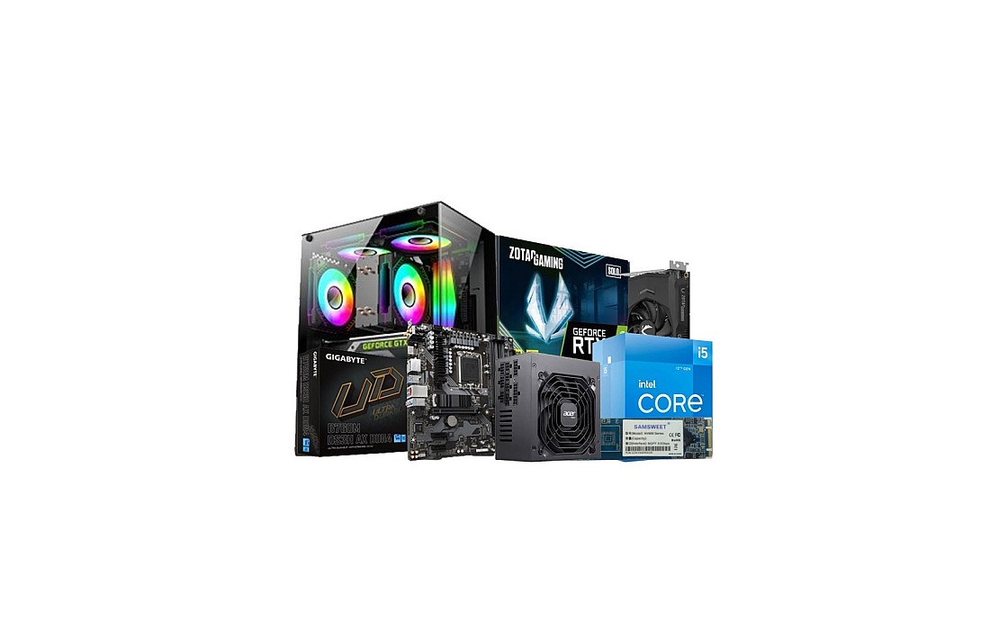 Intel Core i5 12400 Processor V-Color 16GB Ram 512GB SSD Desktop PC ...