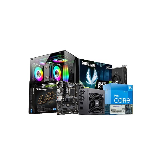 Intel Core i5 12400 Processor V-Color 16GB Ram 512GB SSD Desktop PC ...