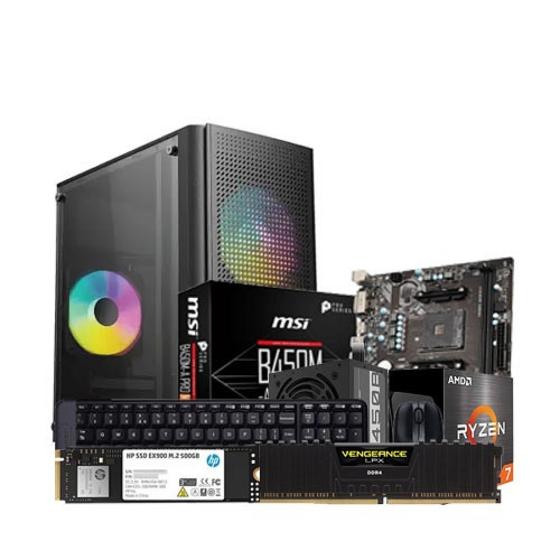 AMD RYZEN SERIES 7 5700G MSI B450M-A PRO MAX PC Price in BD