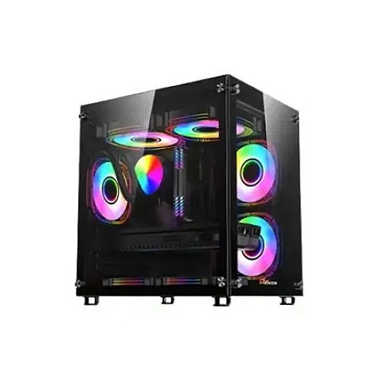 PC Power Ice Cube ATX Desktop Gaming Casing Price in BD.