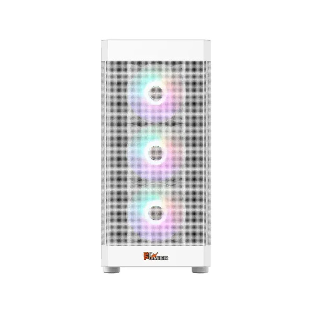 PC Power PG-H350 WH Icy Mesh Mid Tower Gaming Casing Price in BD