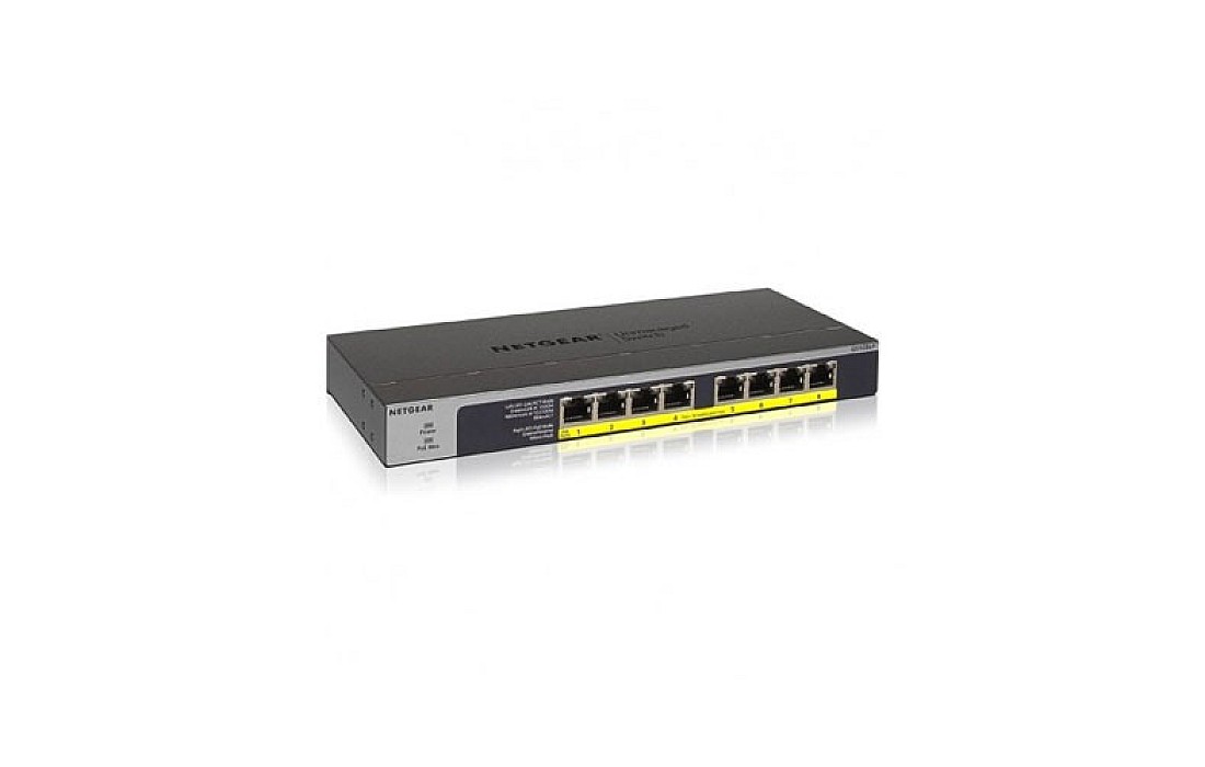 Netgear GS108LP 8 +4 PoE Port Pro Safe Gigabit PoE Unmanaged Desktop ...