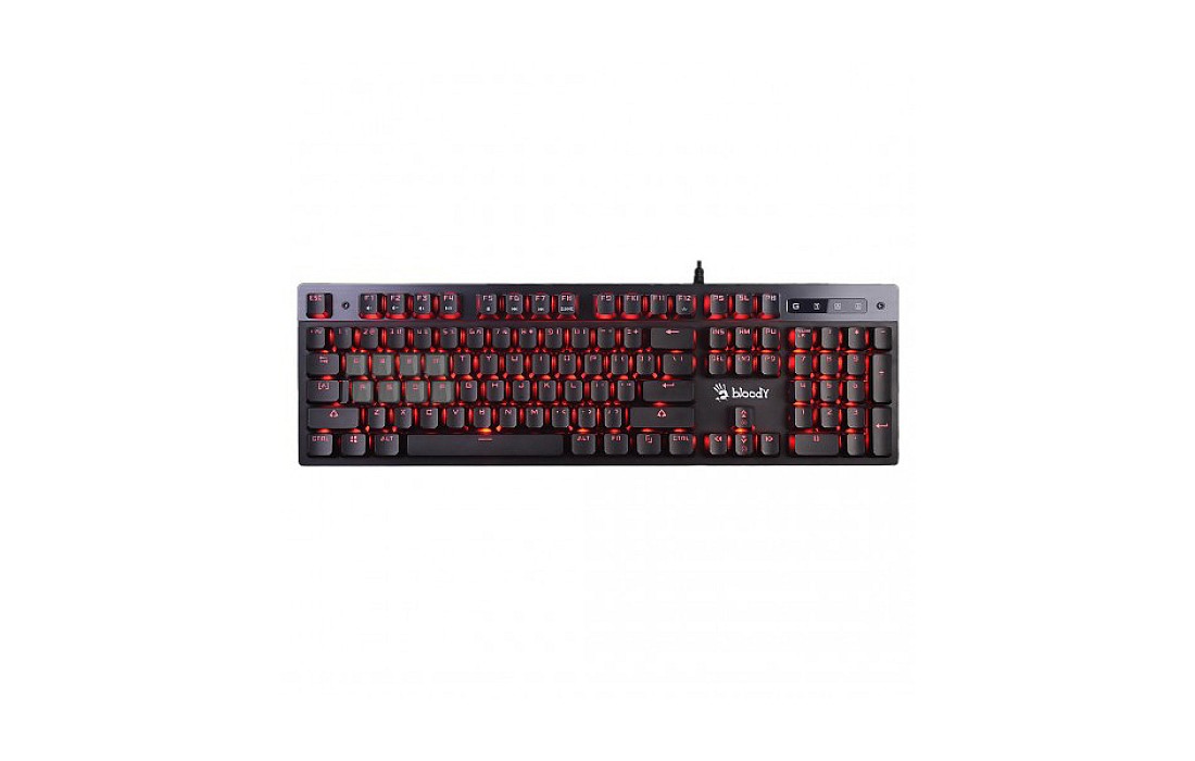 A4 Tech Bloody B500N Grey Mecha-Like Neon Backlit Gaming Keyboard