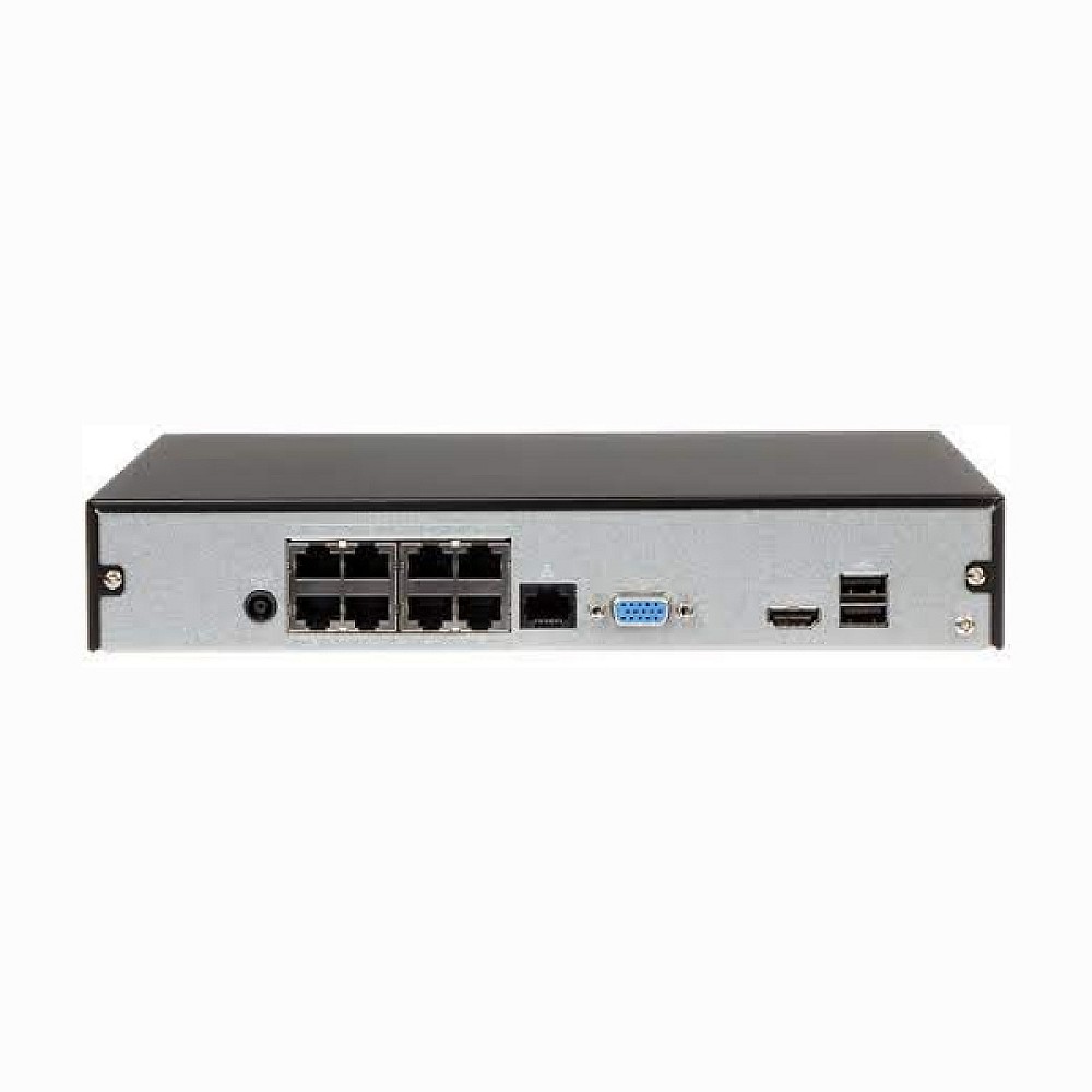 Dahua NVR1B08HS-8P/E 8 Channel Compact 1U 8PoE H.265 Network Video Recorder price in Bangladesh