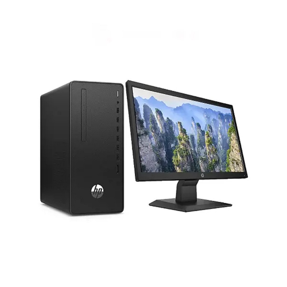 HP 290 G4 Microtower Core i3 10th Gen PC with HD+ 18.5 Inch Monitor ...