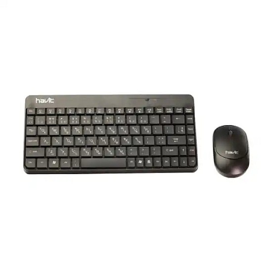 Havit Black Mini Wireless Keyboard & Mouse Combo price in Bangladesh ...
