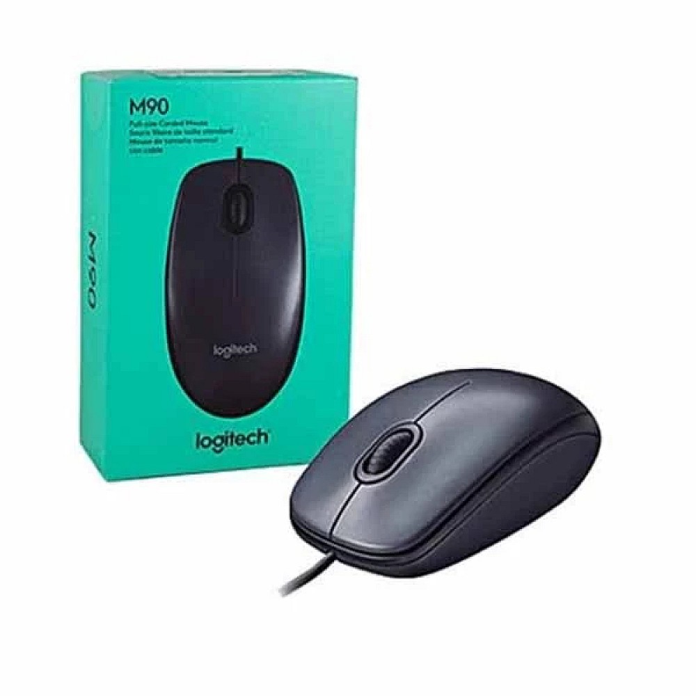 Logitech M90 USB Contoured Shape MOUSE price in BD