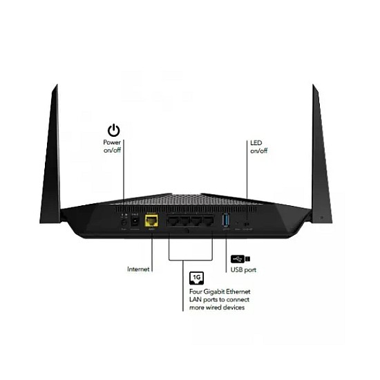 Netgear RAX40 AX3000 WiFi 6 Nighthawk Router Price in BD.